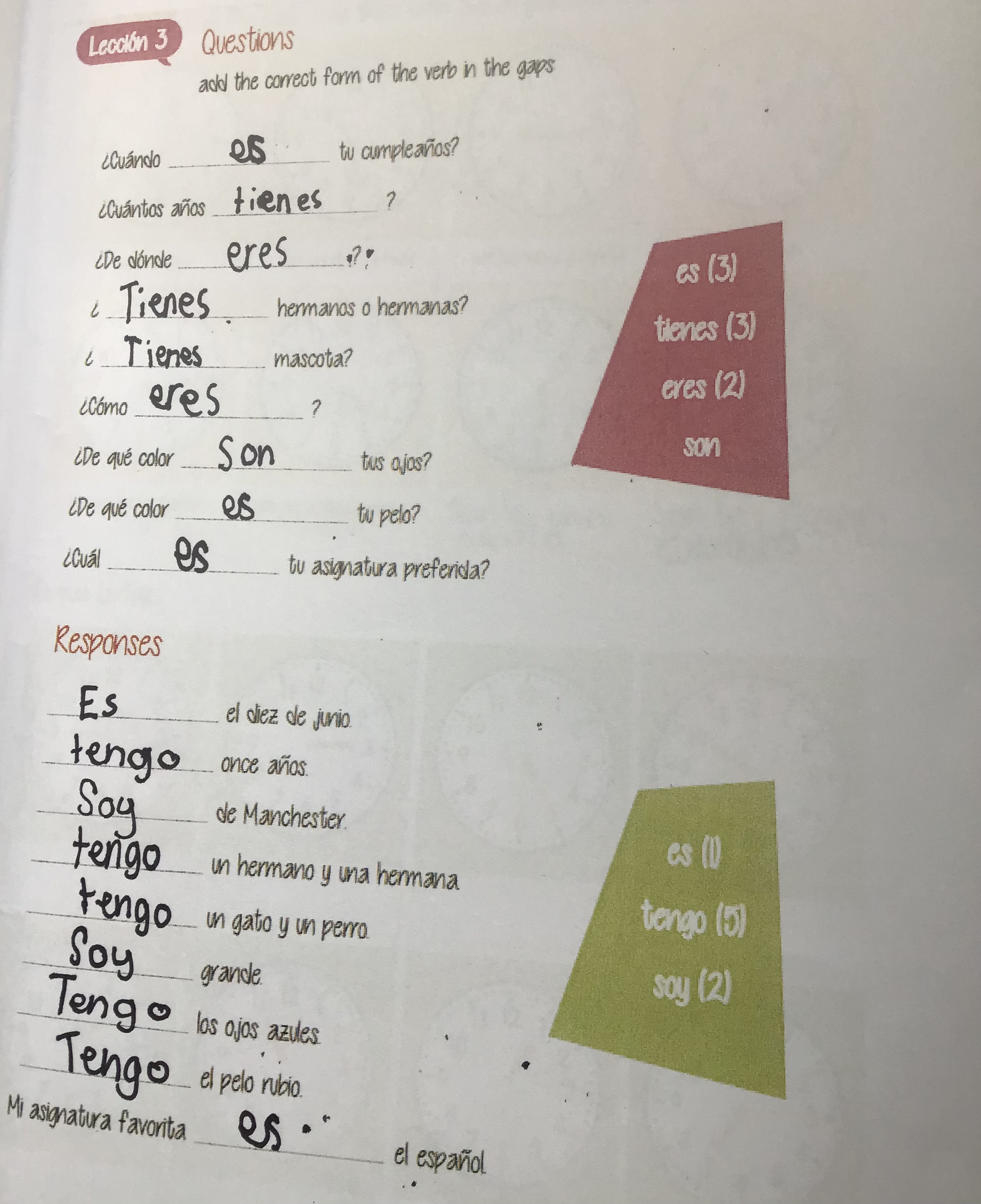 Year 6 – Spanish | PERLE